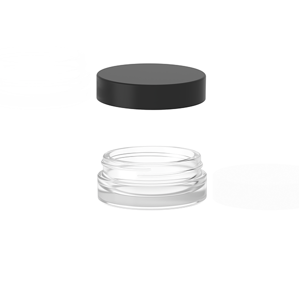 China 15g Round Empty Glass Jar for Cosmetic Packaging Manufacturer and ...